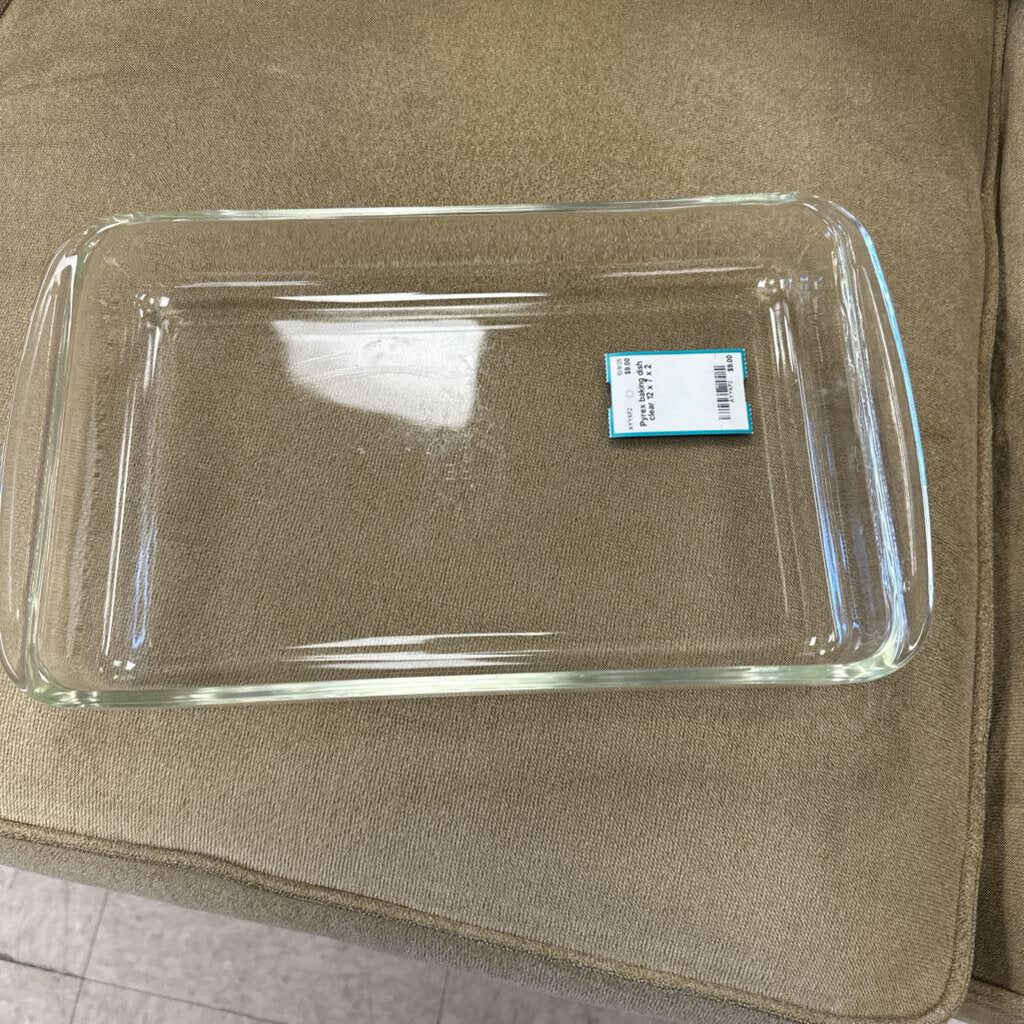 Pyrex baking dish 12 x 7 x 2 clear – Your Other Closet LLC